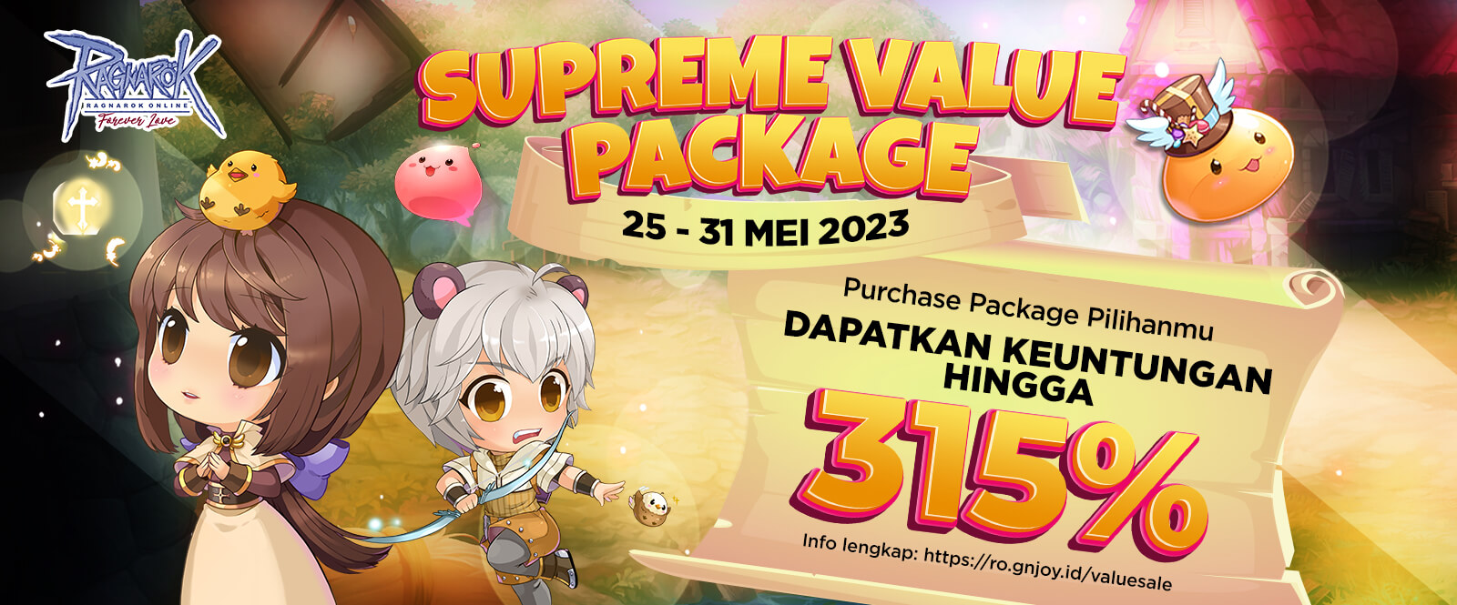 RAGNAROK : FOREVER LOVE | SUPREME VALUE PACKAGE JUNI 2023